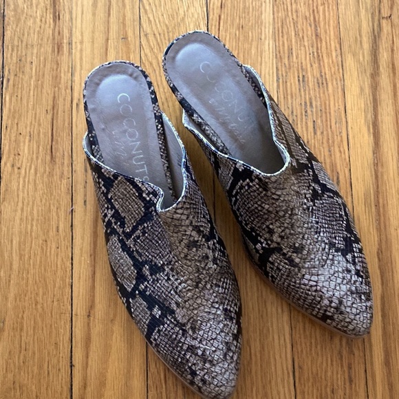Free People | Shoes | Coconuts By Matisse Snake Print Mules | Poshmark